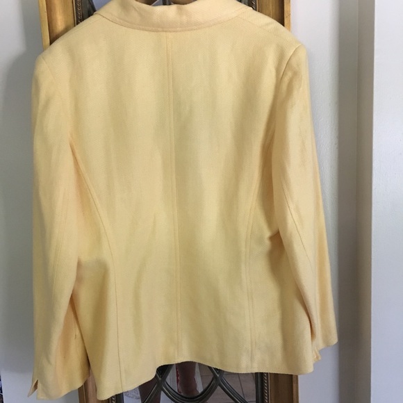 Talbots | Jackets & Coats | Talbots Yellow Blazer | Poshmark